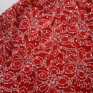 Shannnon Ford | Tops | Red Sequion Jacket Blouse | Poshmark